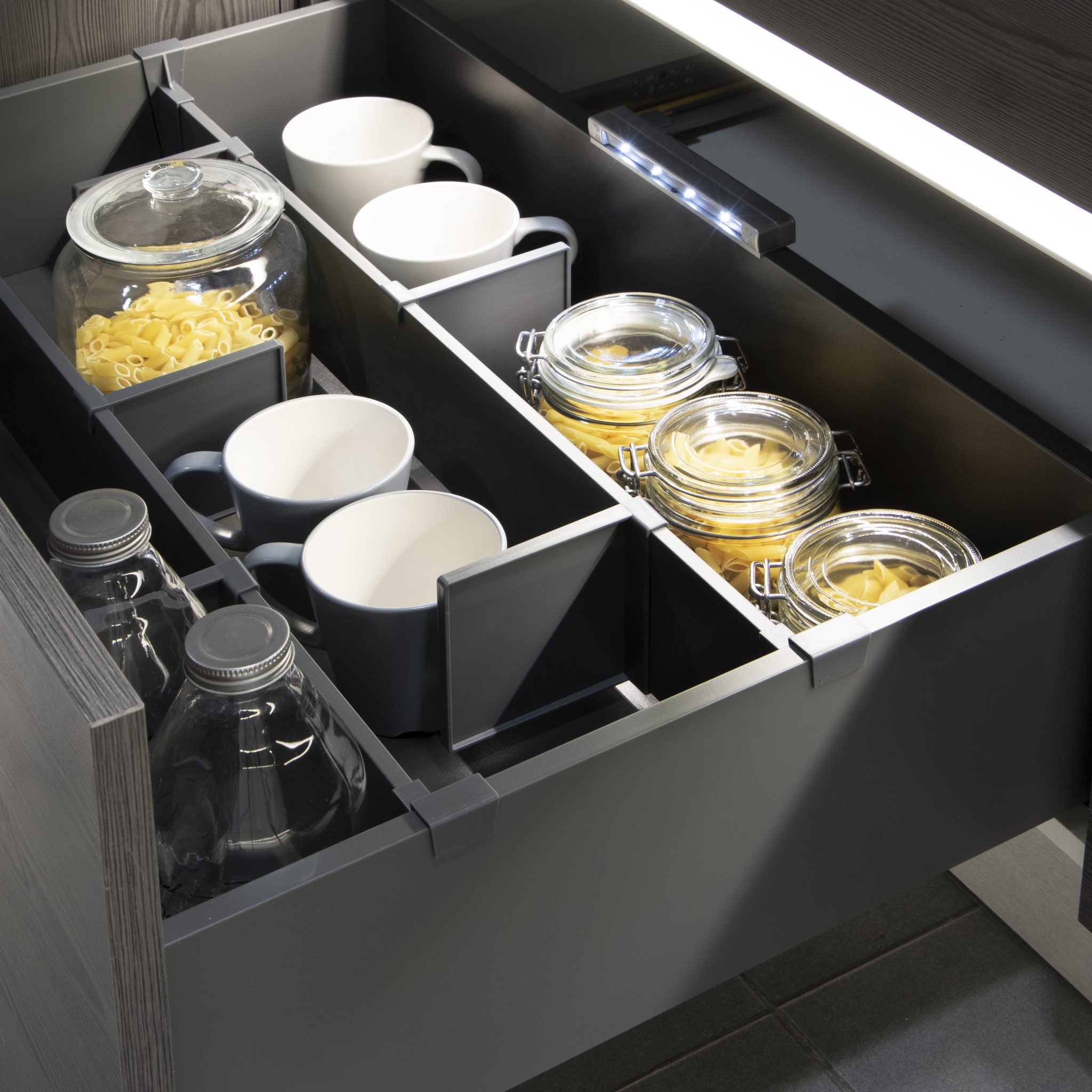 Set of dividers for interior of Vertex-Concept drawers - HR Plus