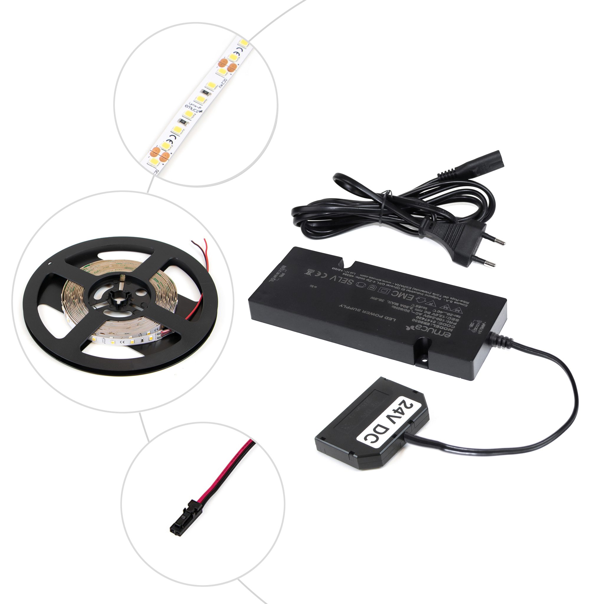 Constant-voltage converter for LED lights (24V DVC) - HR Plus