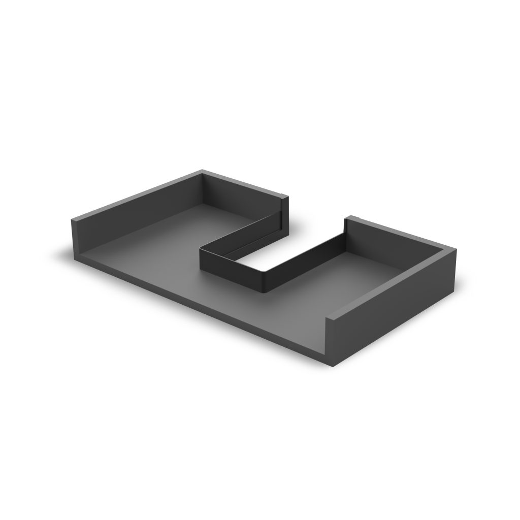 Slim rectangular under-sink insert for drawer - HR Plus